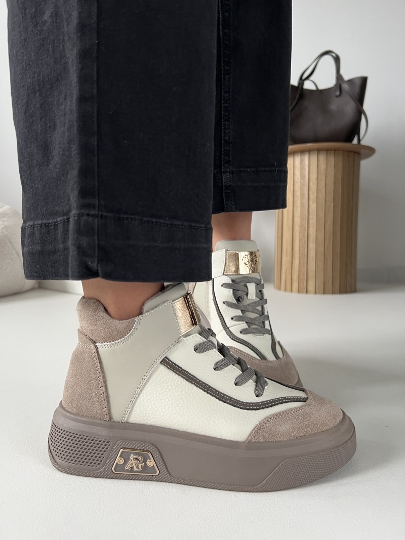 Buty damskie ze skóry naturalnej - Evett Polska produkcja